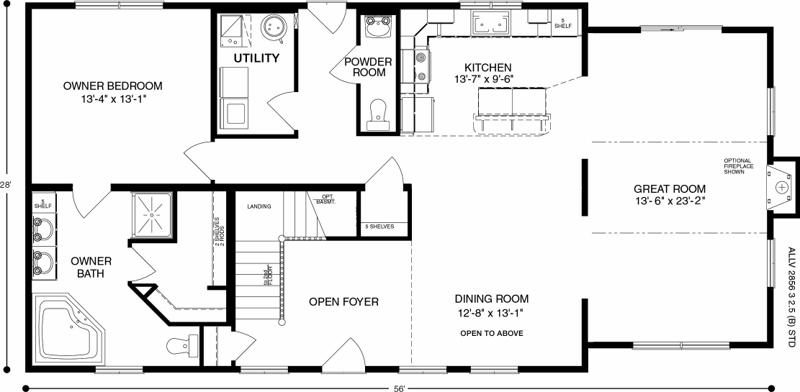Lake View A | Saratoga Modular Homes